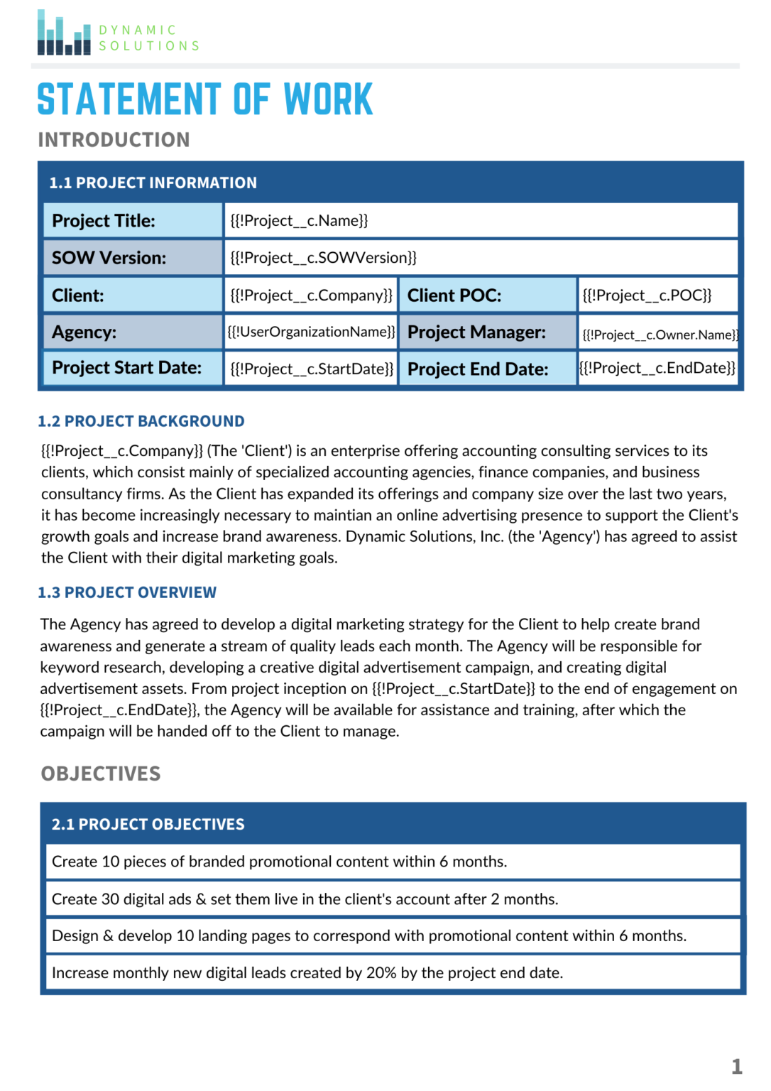How To Create A Stunning Statement Of Work In Salesforce