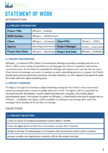 How To Create A Stunning Statement Of Work In Salesforce