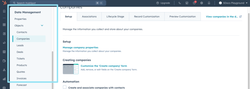 Customize S-Docs for HubSpot CRM cards – S-Docs for Salesforce