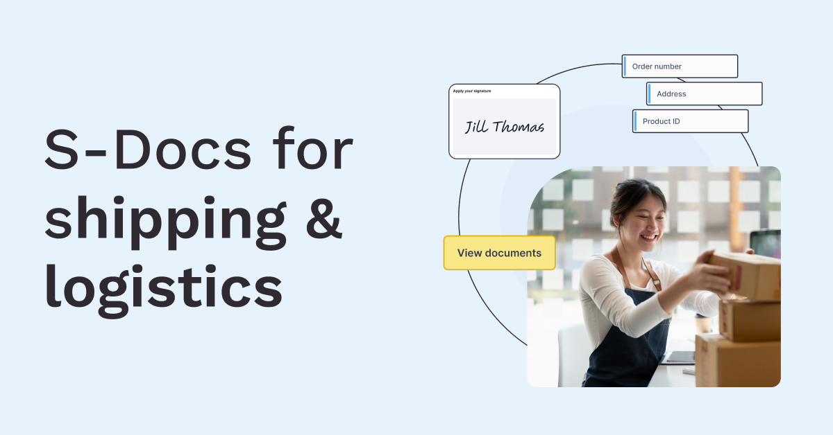 Automate logistics & shipping documentation with S-Docs