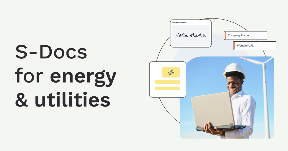 Document automation for energy & utilities