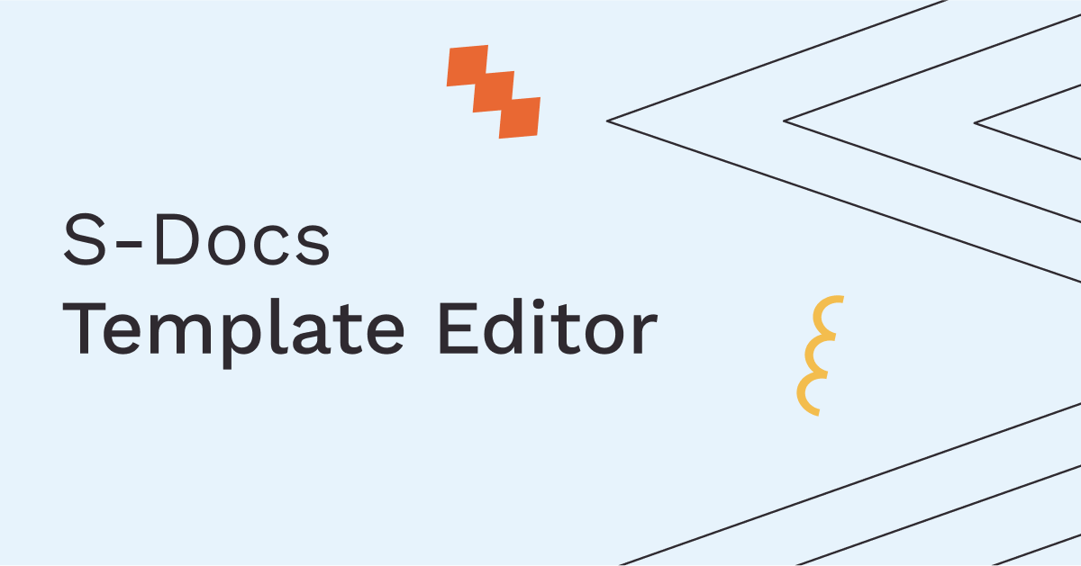 Document Generation Template Editor